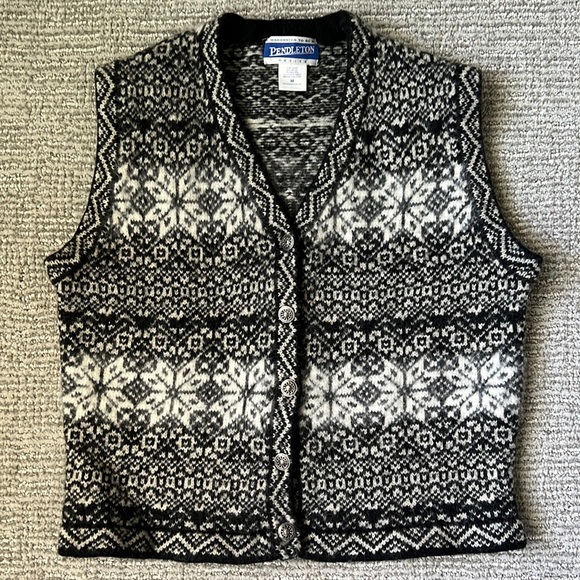 Pendleton | Sweaters | Vintage Pendleton Wool Blend Sweater Vest | Poshmark